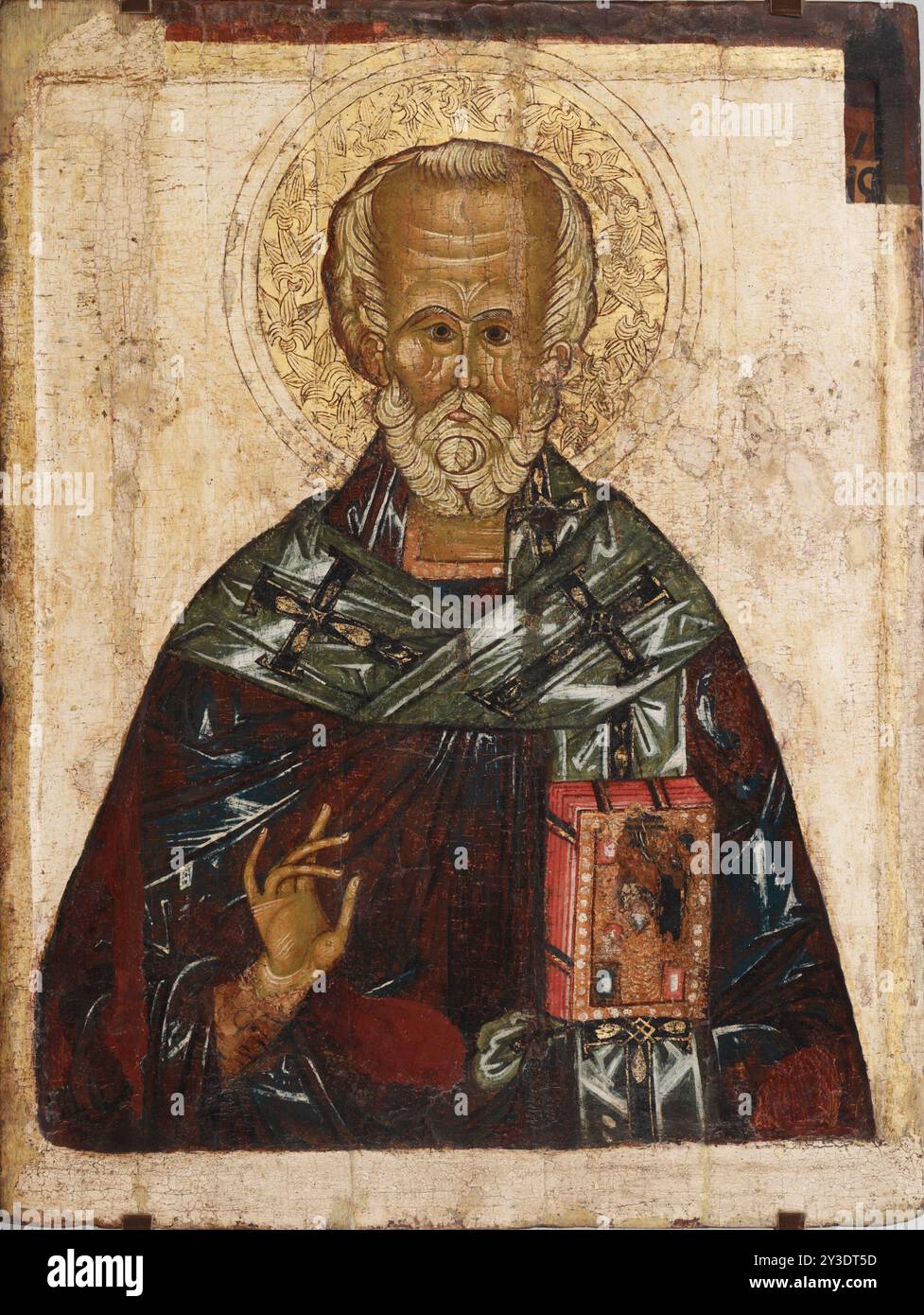 Saint nicholas holding the bible hi-res stock photography and images ...