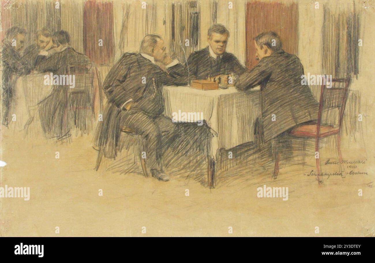 Chess player artwork hi-res stock photography and images - Alamy