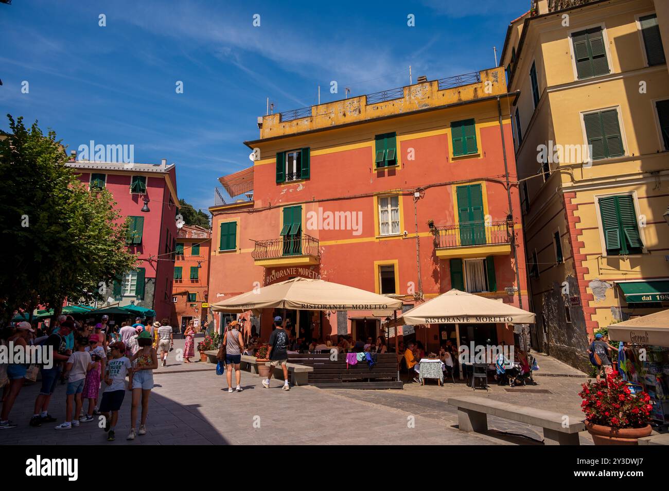 Monterosso al Mare, Italy - August 10, 2024: Views of streets in the ...