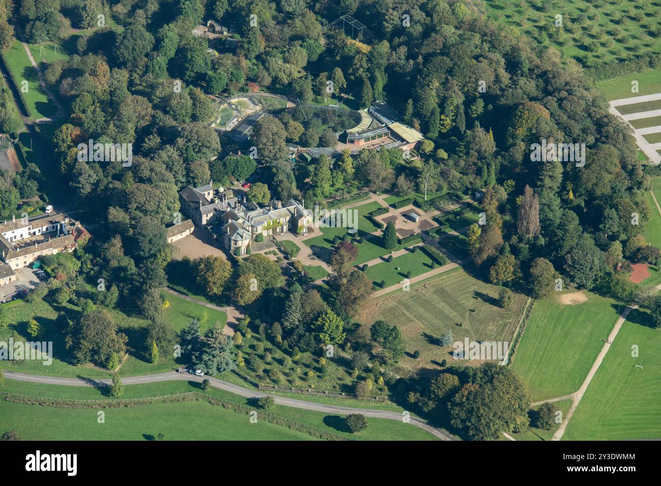 Lotherton Hall country house, Edwardian gardens and bird gardens, Leeds ...
