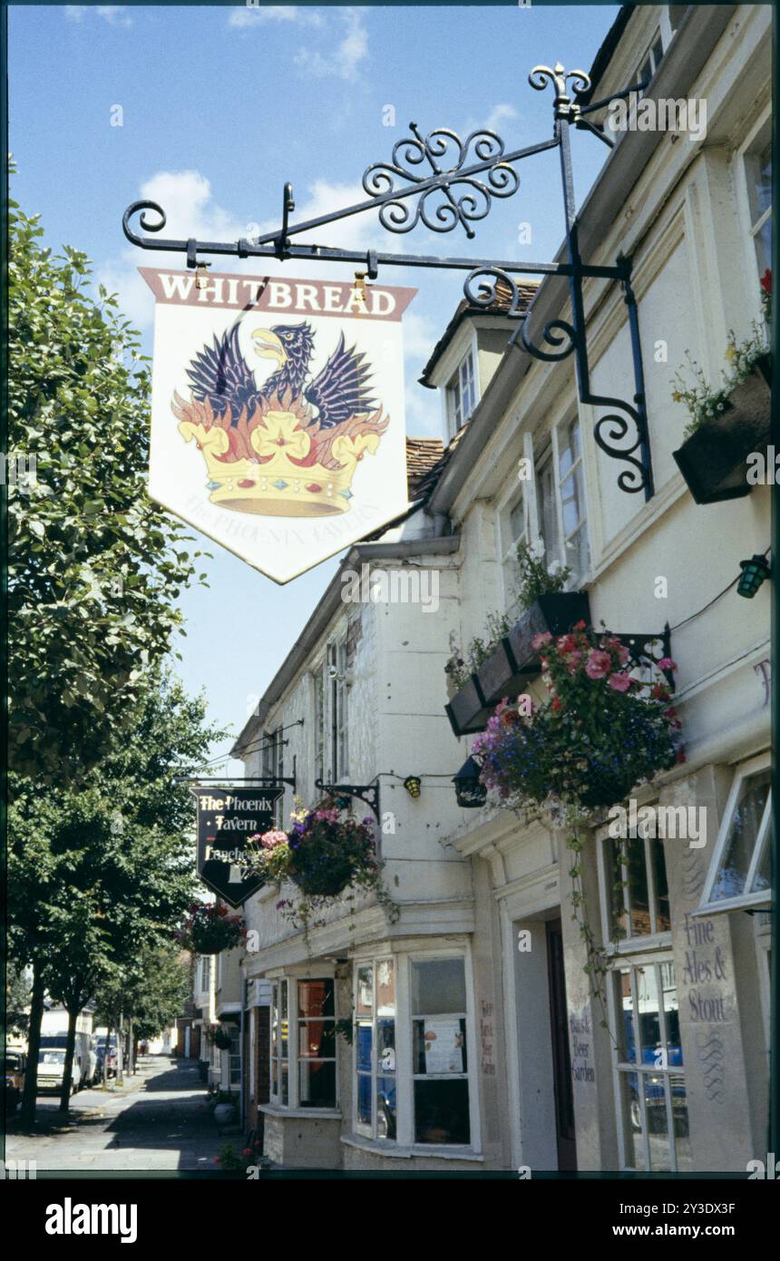 Inn sign and front elevation of the Phoenix Public House, 98-99 Abbey ...