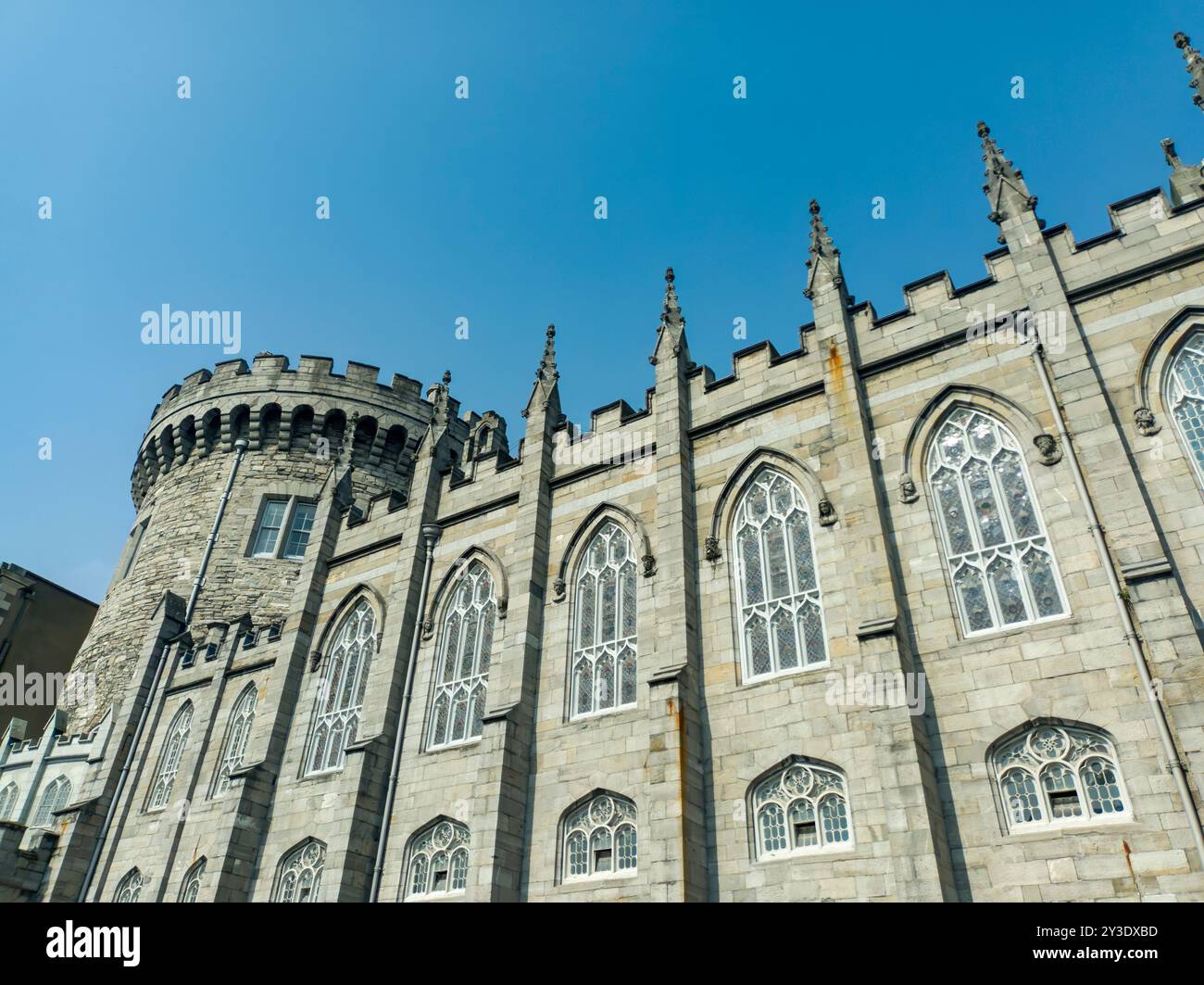 The historic Dublin Castle in the centre of Dublin, Ireland Stock Photo ...