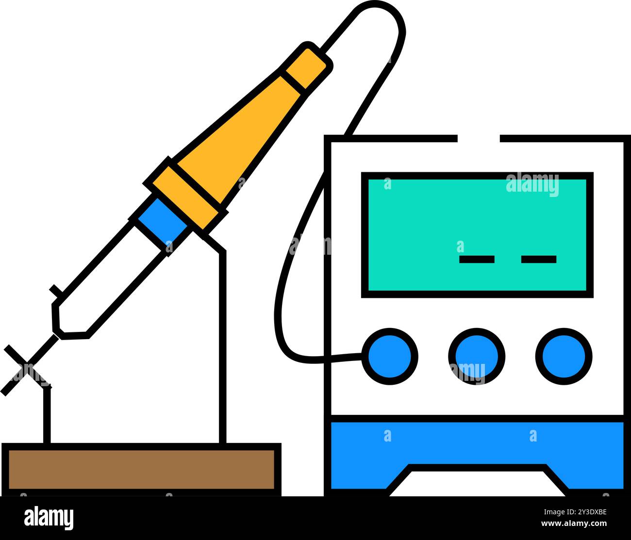 electronic tools electronics icon color illustration Stock Vector Image ...