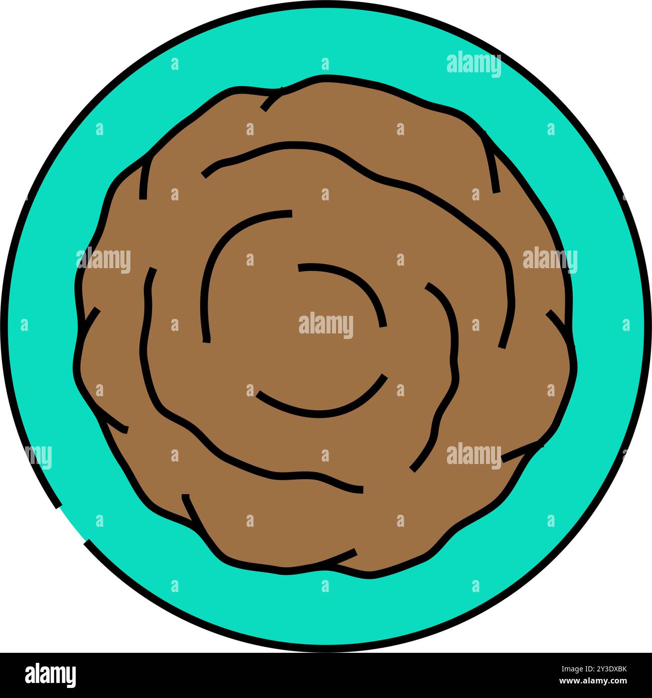 refried beans mexican cuisine icon color illustration Stock Vector ...