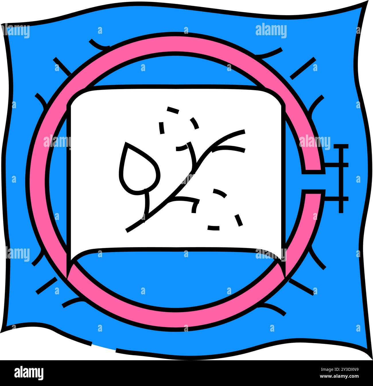 tracing paper embroidery hobby icon color illustration Stock Vector ...