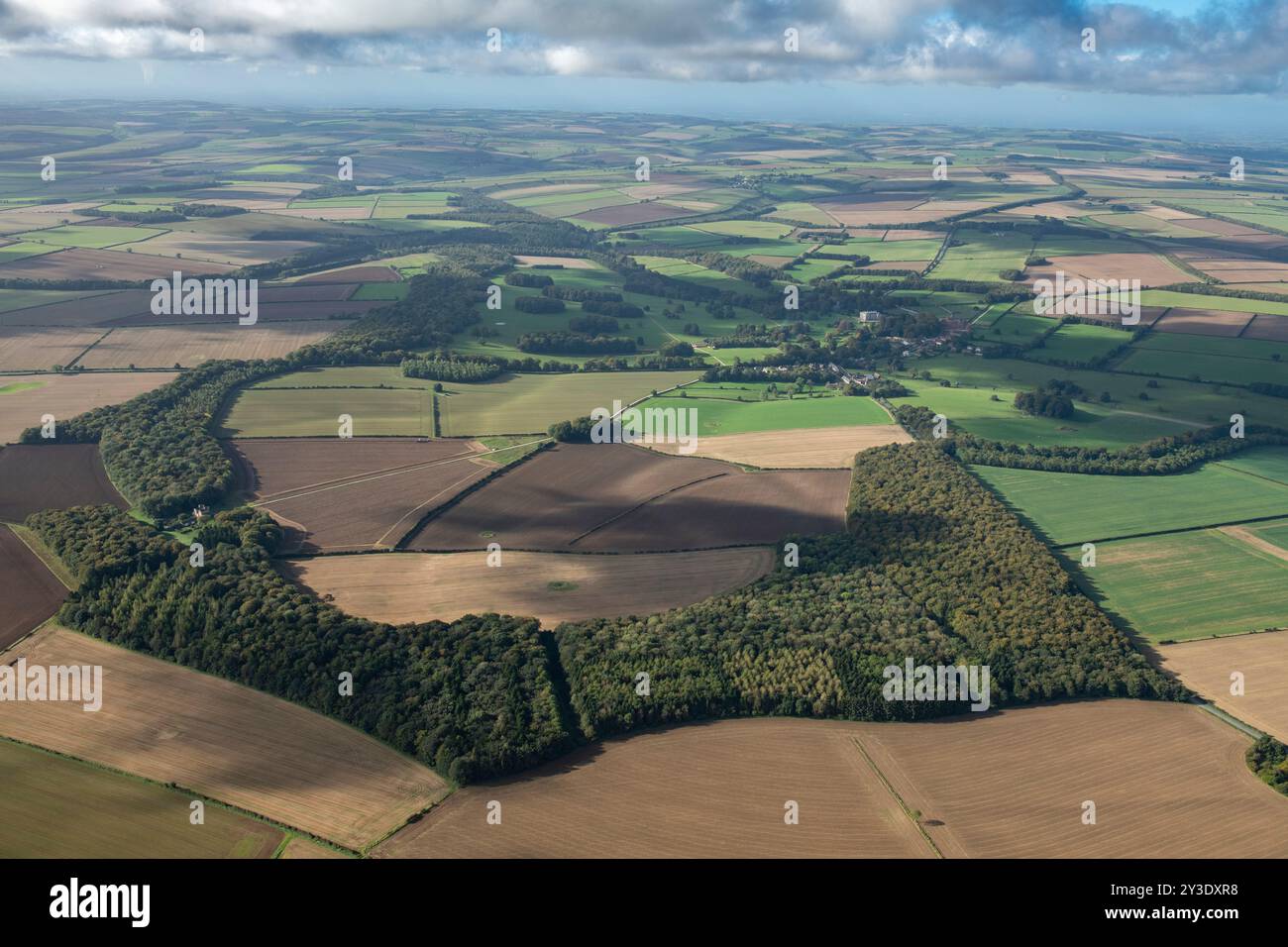 Sledmere House landscape park, East Riding of Yorkshire, 2023 Stock ...