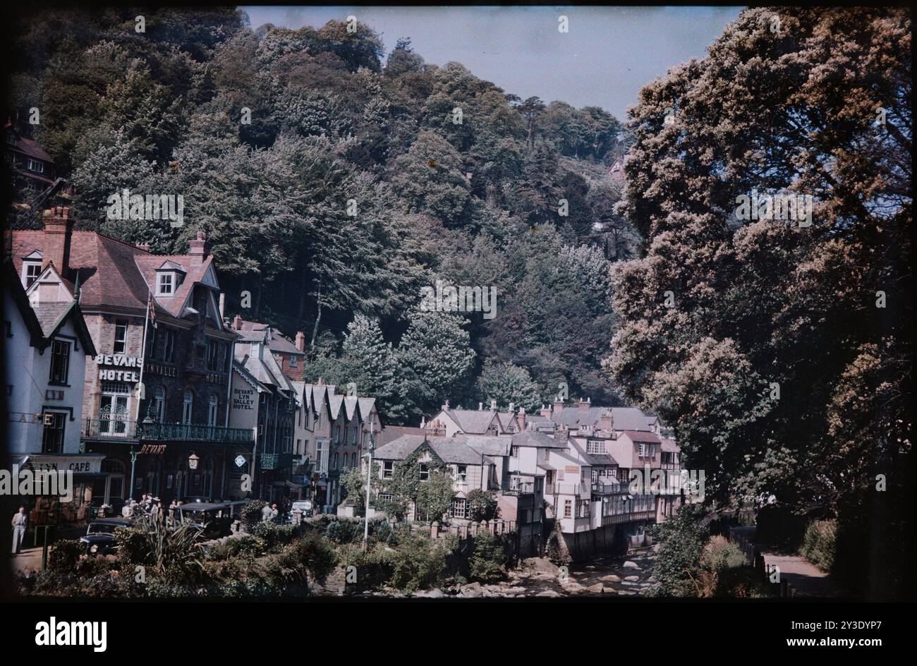 Lynmouth, Lynton and Lynmouth, North Devon, Devon, 1930-1939. The view ...
