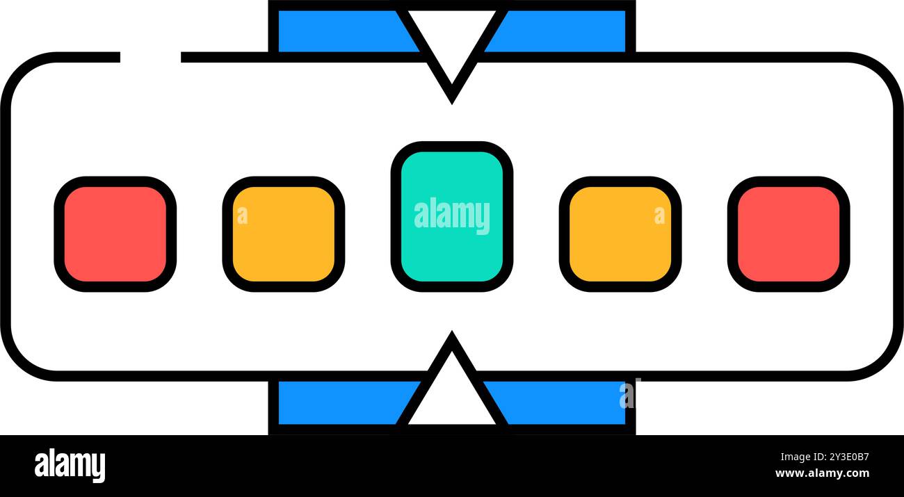 metrics risk icon color illustration Stock Vector Image & Art - Alamy