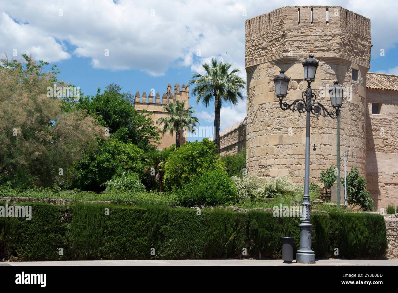 Exterior of The Alcázar (de los Reyes Cristianos or Christian Kings), a ...