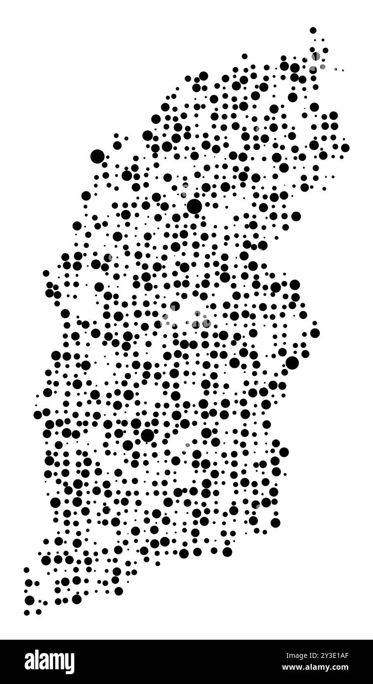 Symbol Map of the Province Shanxi (People's Republic of China) showing ...