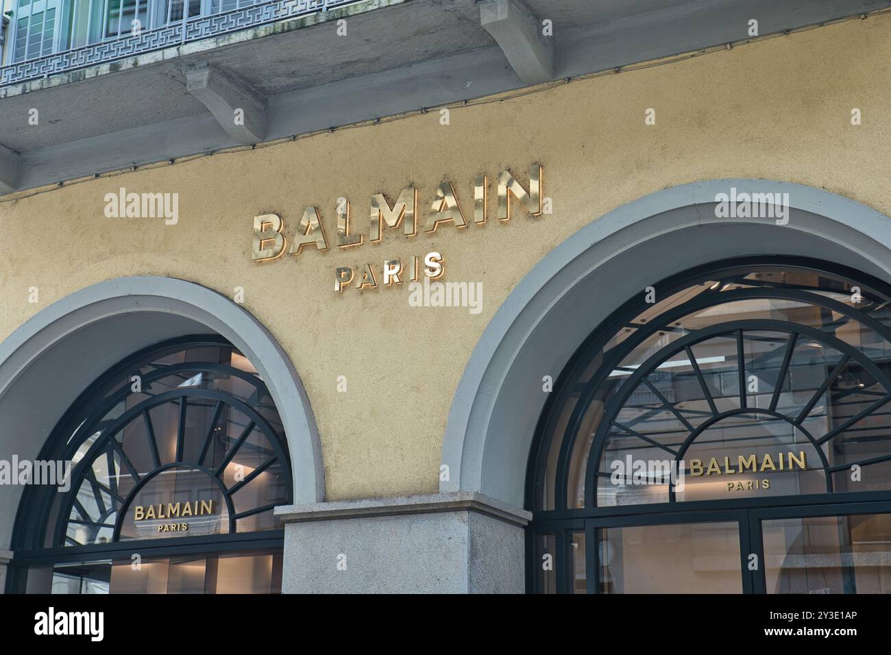 Balmain store in Via Montenapoleone, Milano Italy fall 2024 Stock Photo ...