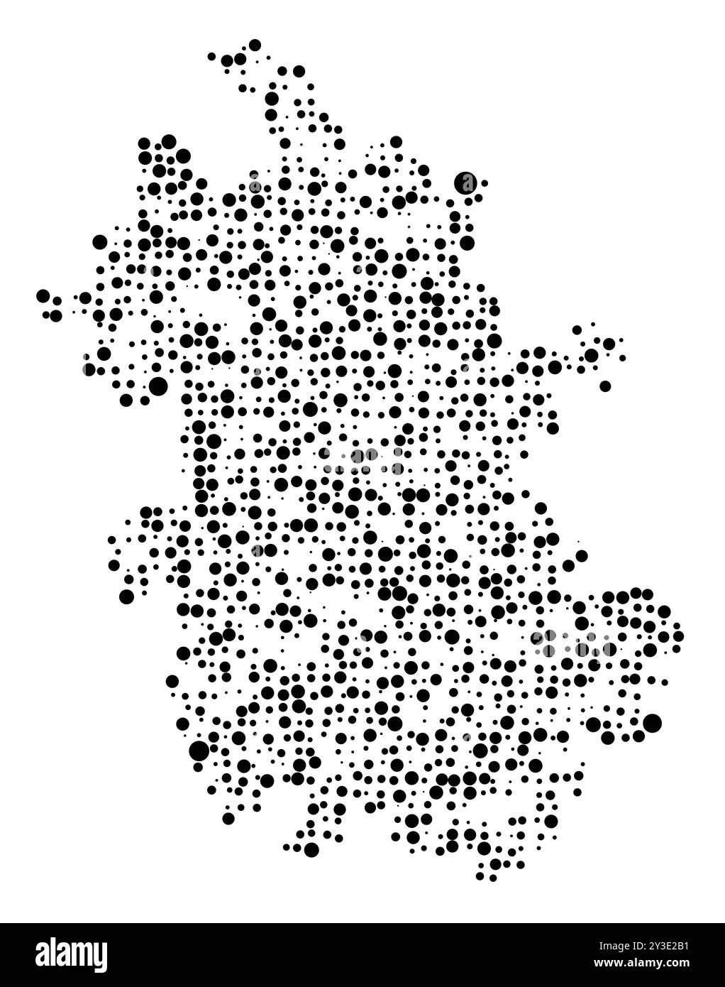 Symbol Map of the Province Anhui (People's Republic of China) showing ...