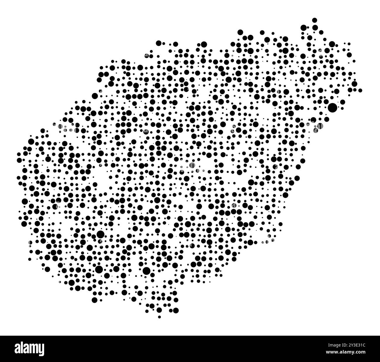 Symbol Map of the Province Hainan (People's Republic of China) showing ...