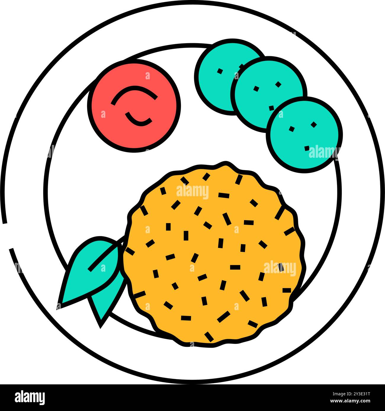 Pad thai salad Stock Vector Images - Alamy