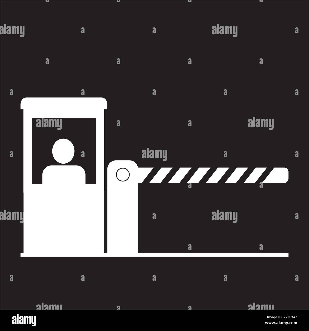 toll gate icon vector illustrtion symbol design Stock Vector Image ...