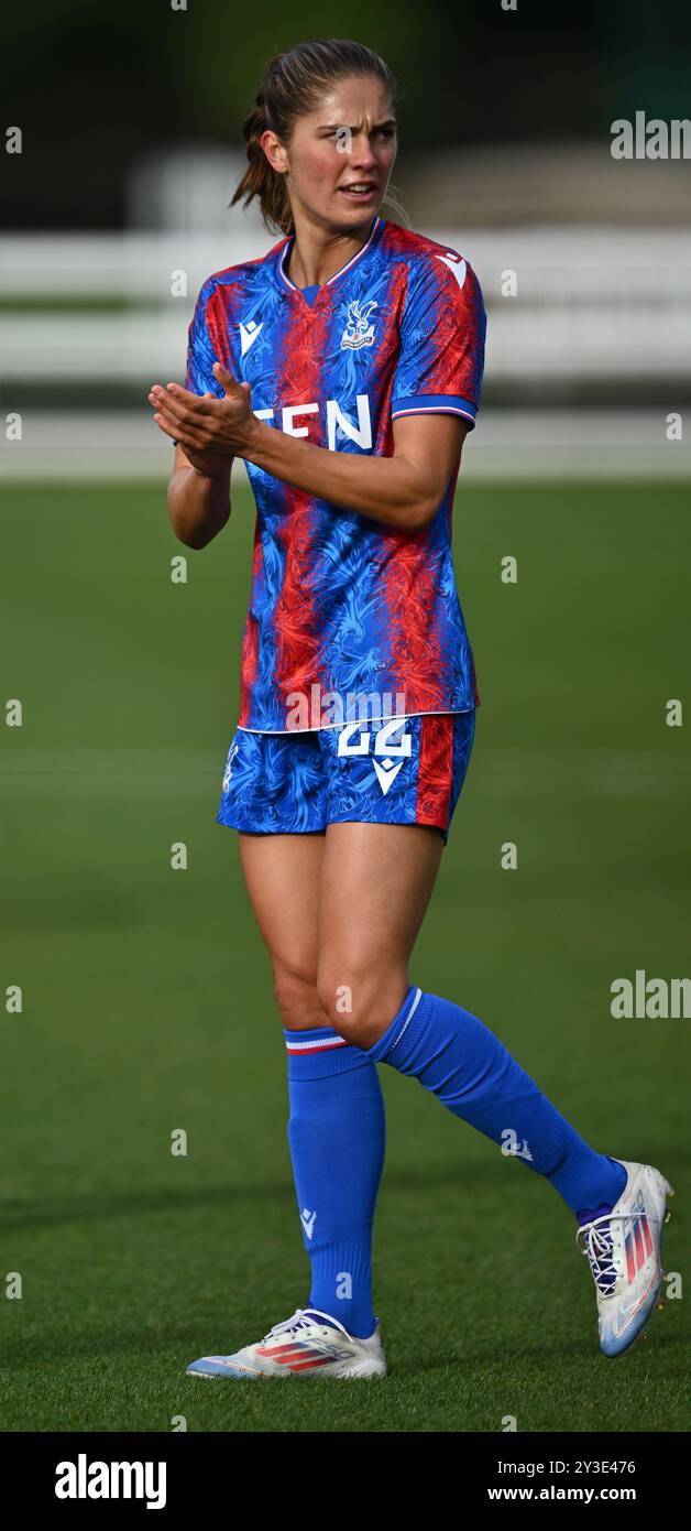LONDON, ENGLAND - SEPTEMBER 12: Mille Gejl Jensen of Crystal Palace FC ...