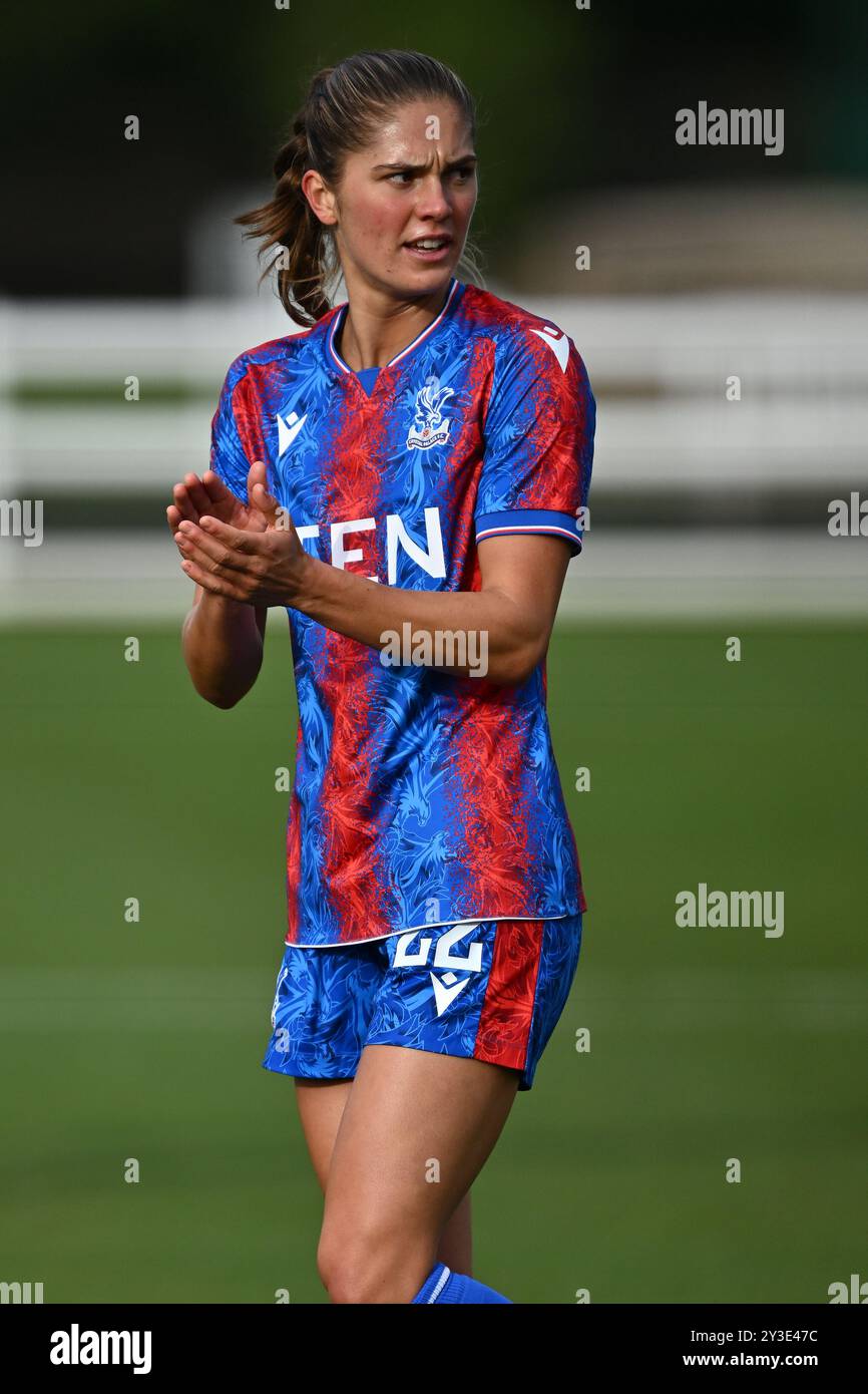 LONDON, ENGLAND - SEPTEMBER 12: Mille Gejl Jensen of Crystal Palace FC ...