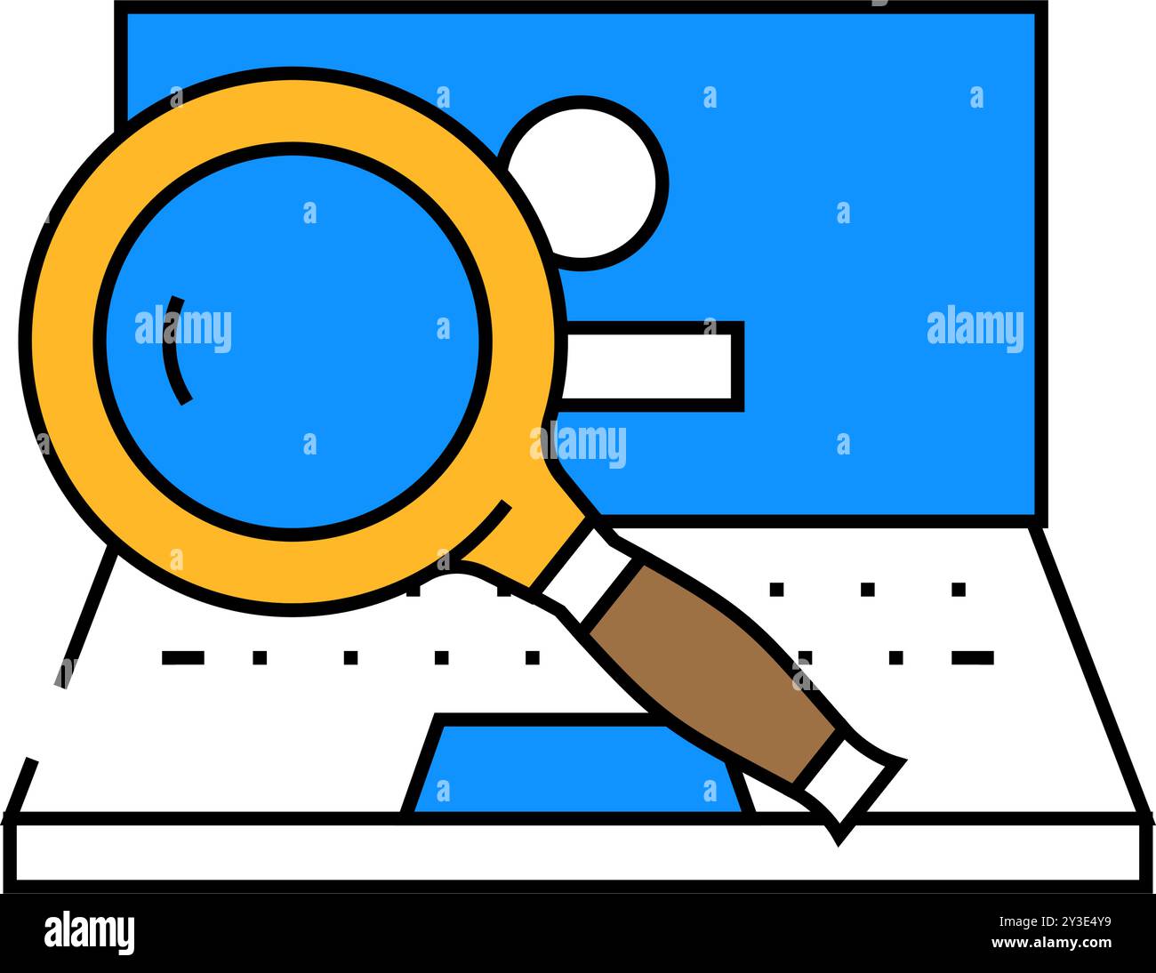 Computer laptop search tab Cut Out Stock Images & Pictures - Alamy