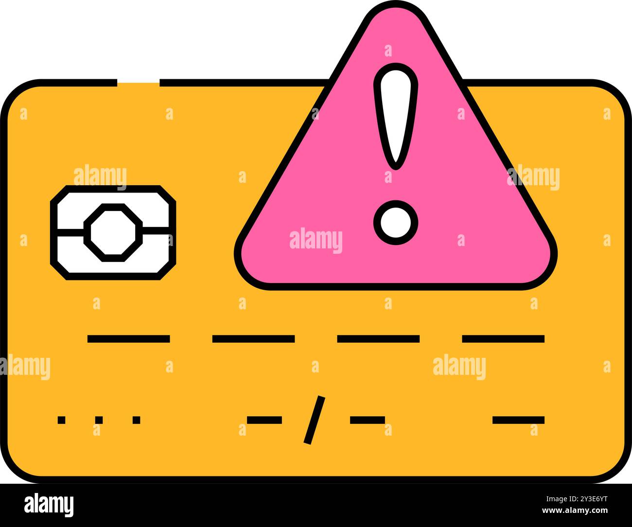 stolen card bank payment icon color illustration Stock Vector Image ...