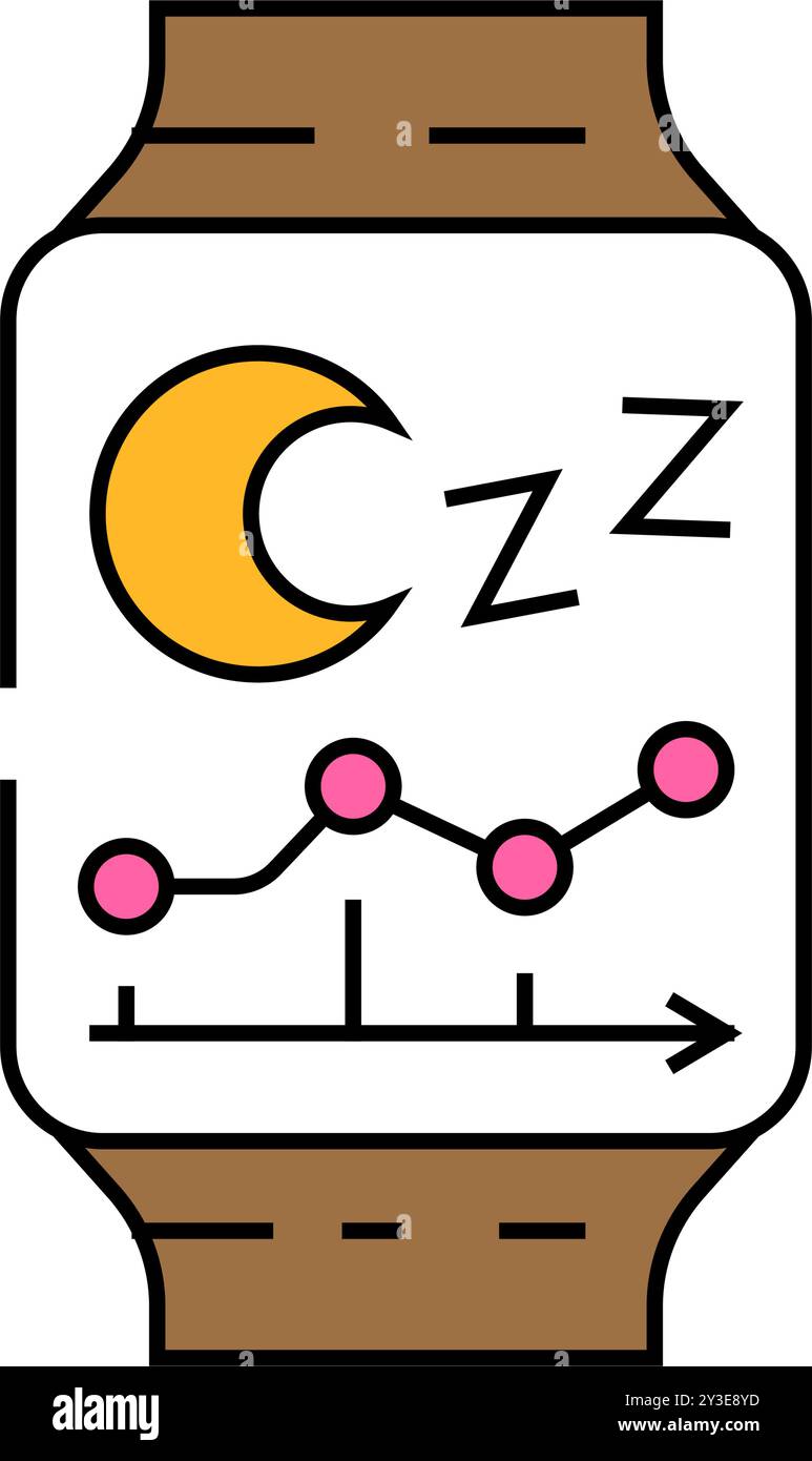 Smart sleep temperature device Stock Vector Images - Alamy