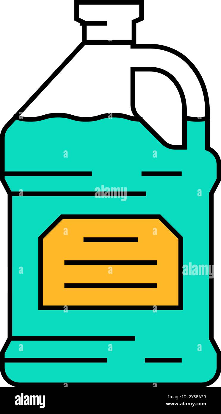 solvent dry cleaning icon color illustration Stock Vector Image & Art ...