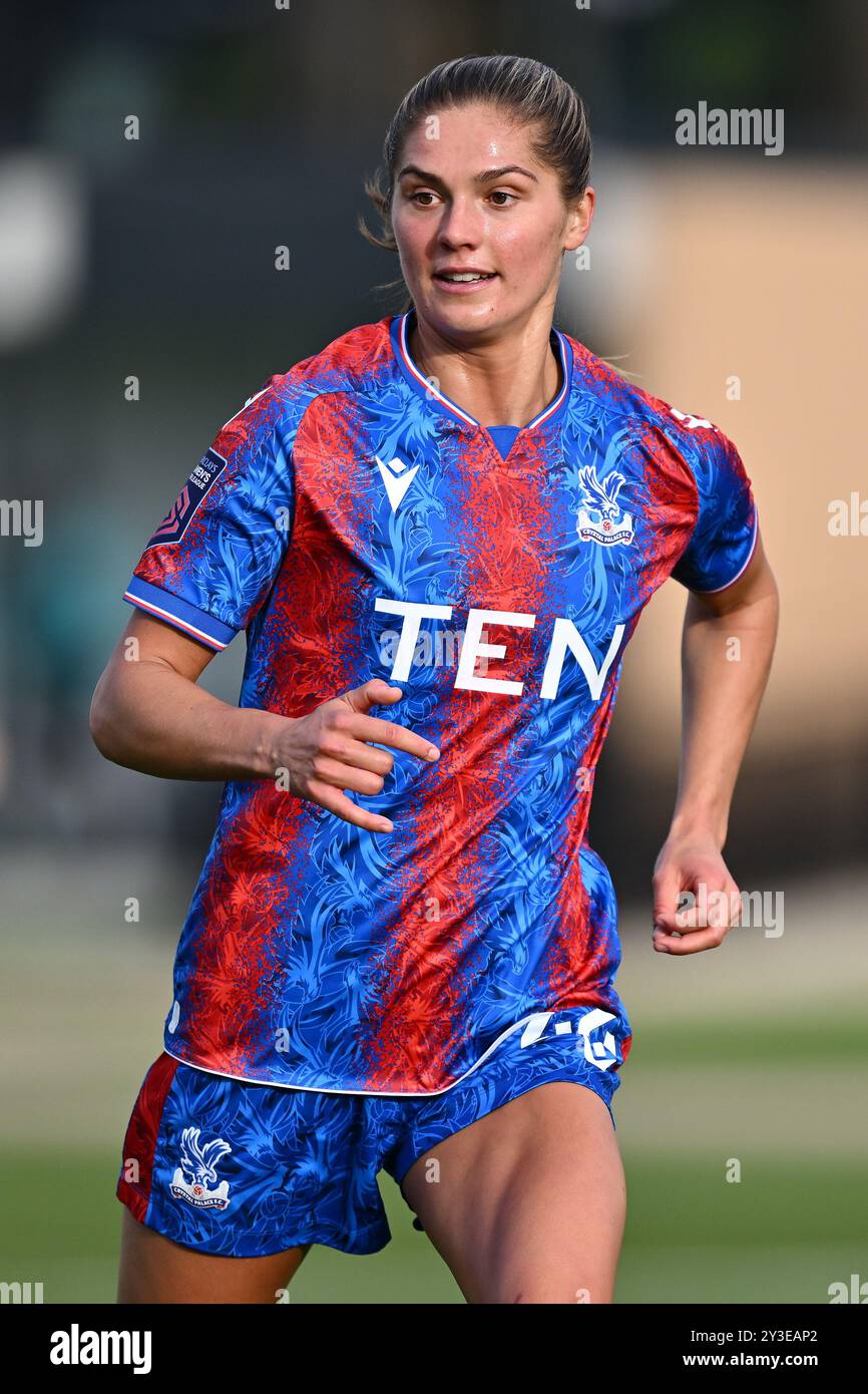 LONDON, ENGLAND - SEPTEMBER 12: Mille Gejl Jensen of Crystal Palace FC ...