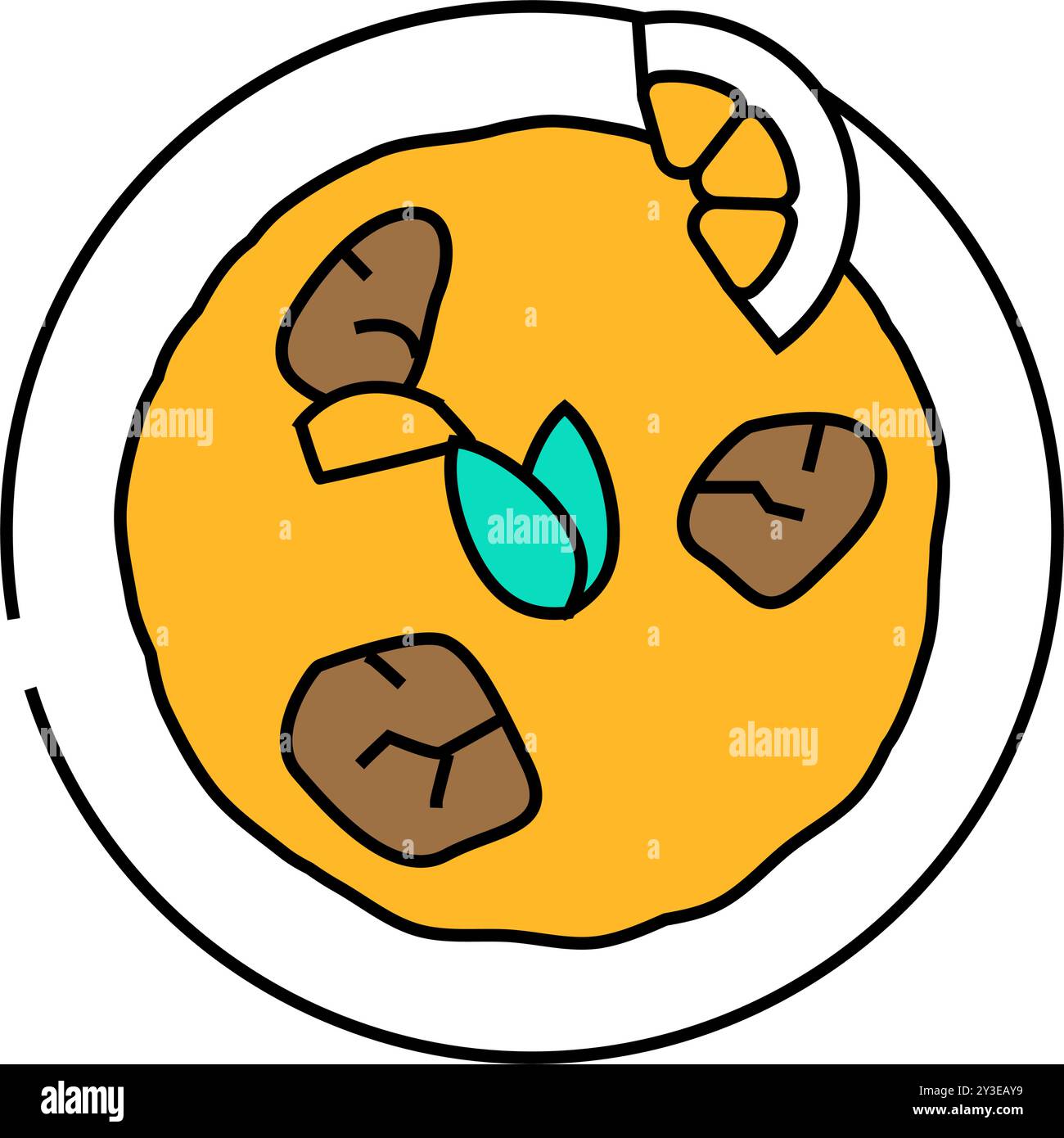 biryani indian cuisine icon color illustration Stock Vector Image & Art ...