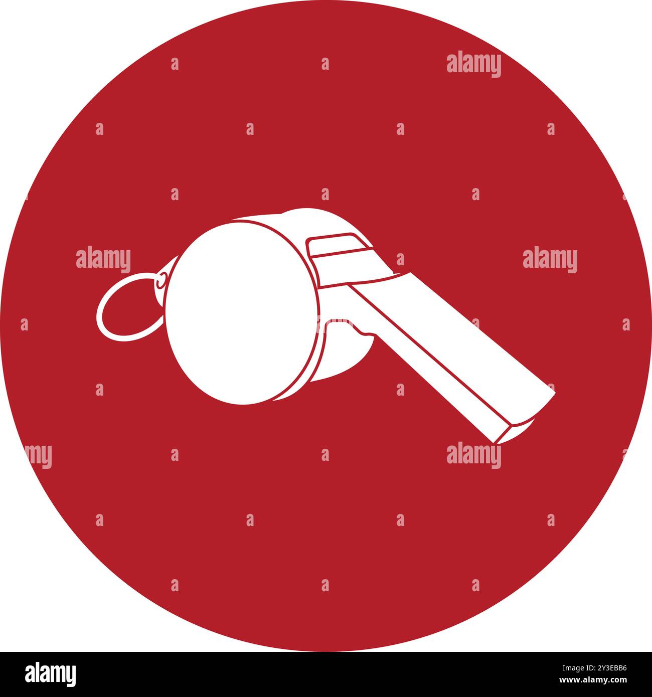 whistle vector icon illustration simple design Stock Vector Image & Art ...