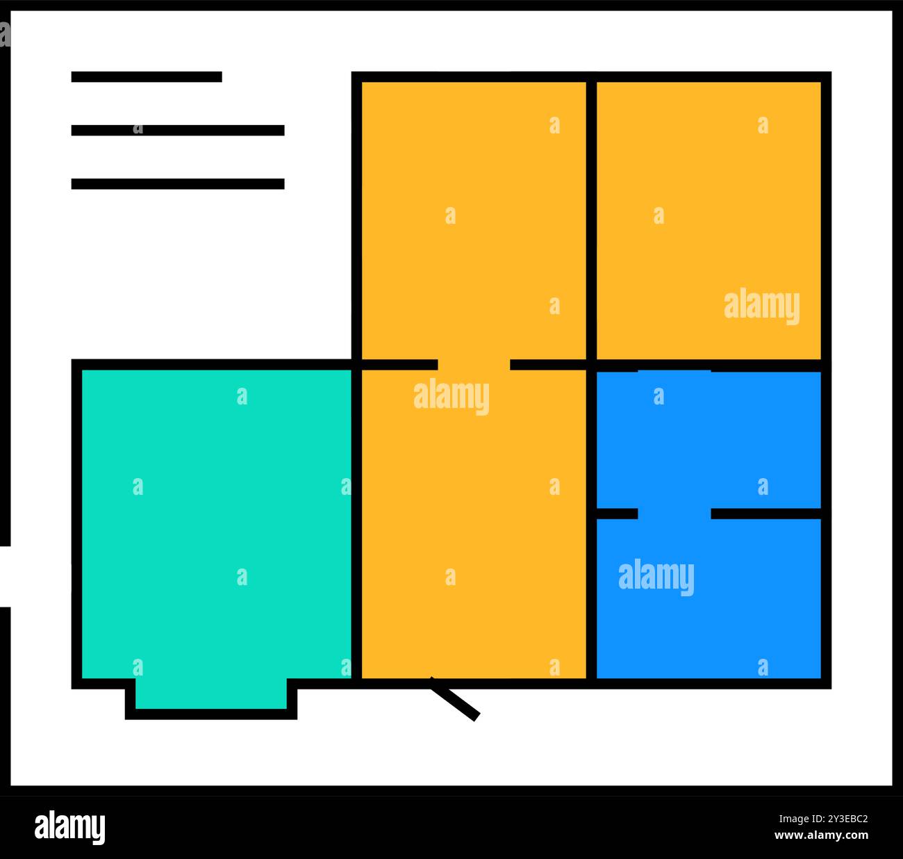 floor plans architectural drafter icon color illustration Stock Vector ...