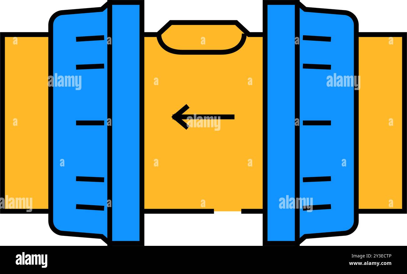 business pipeline icon color illustration Stock Vector Image & Art - Alamy