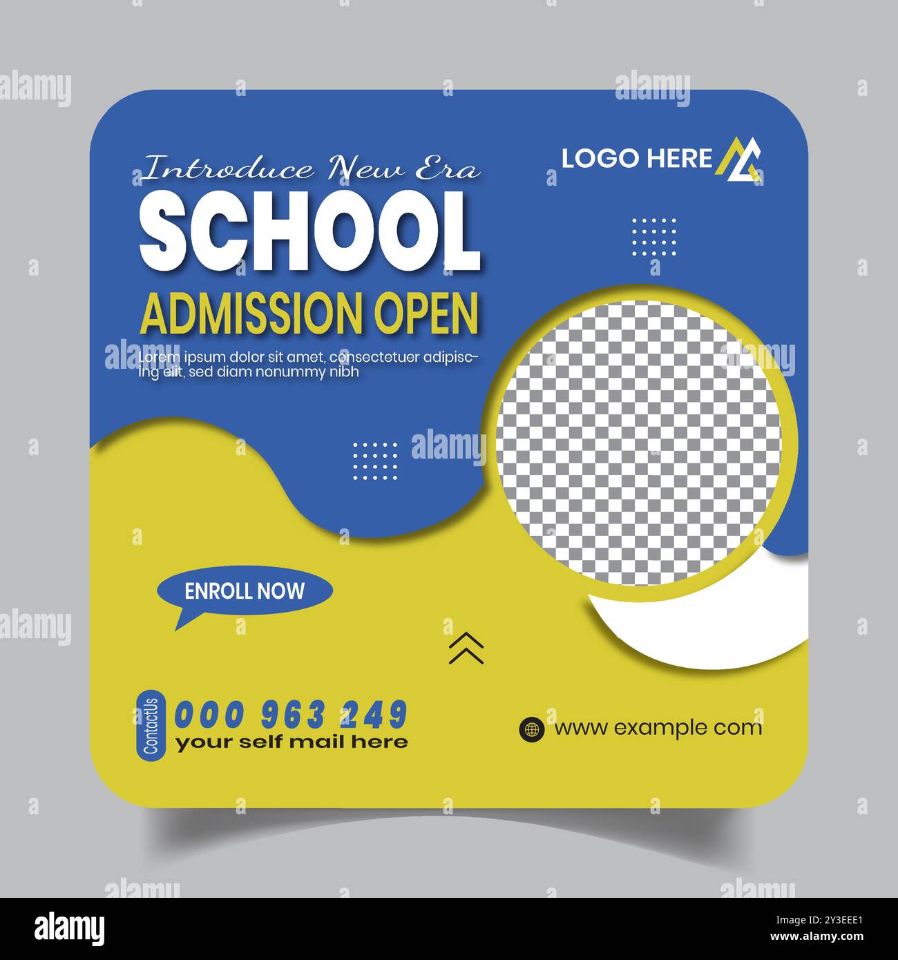 Study Advertisement Social Media Post Design Stock Vector Image & Art ...