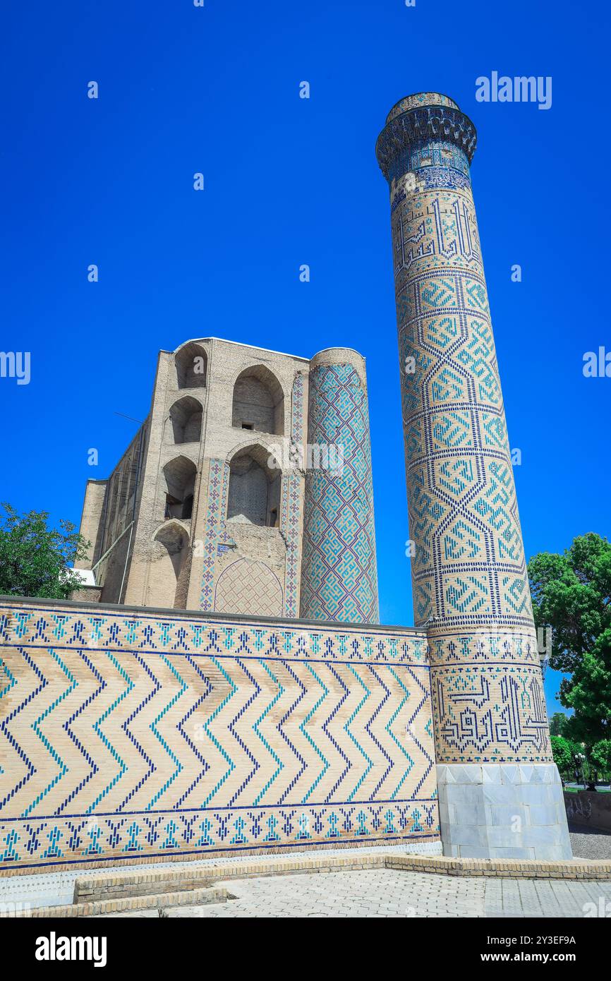 Samarkand, Uzbekistan - May 09, 2019: Blue Sky and Old Roofs of the ...