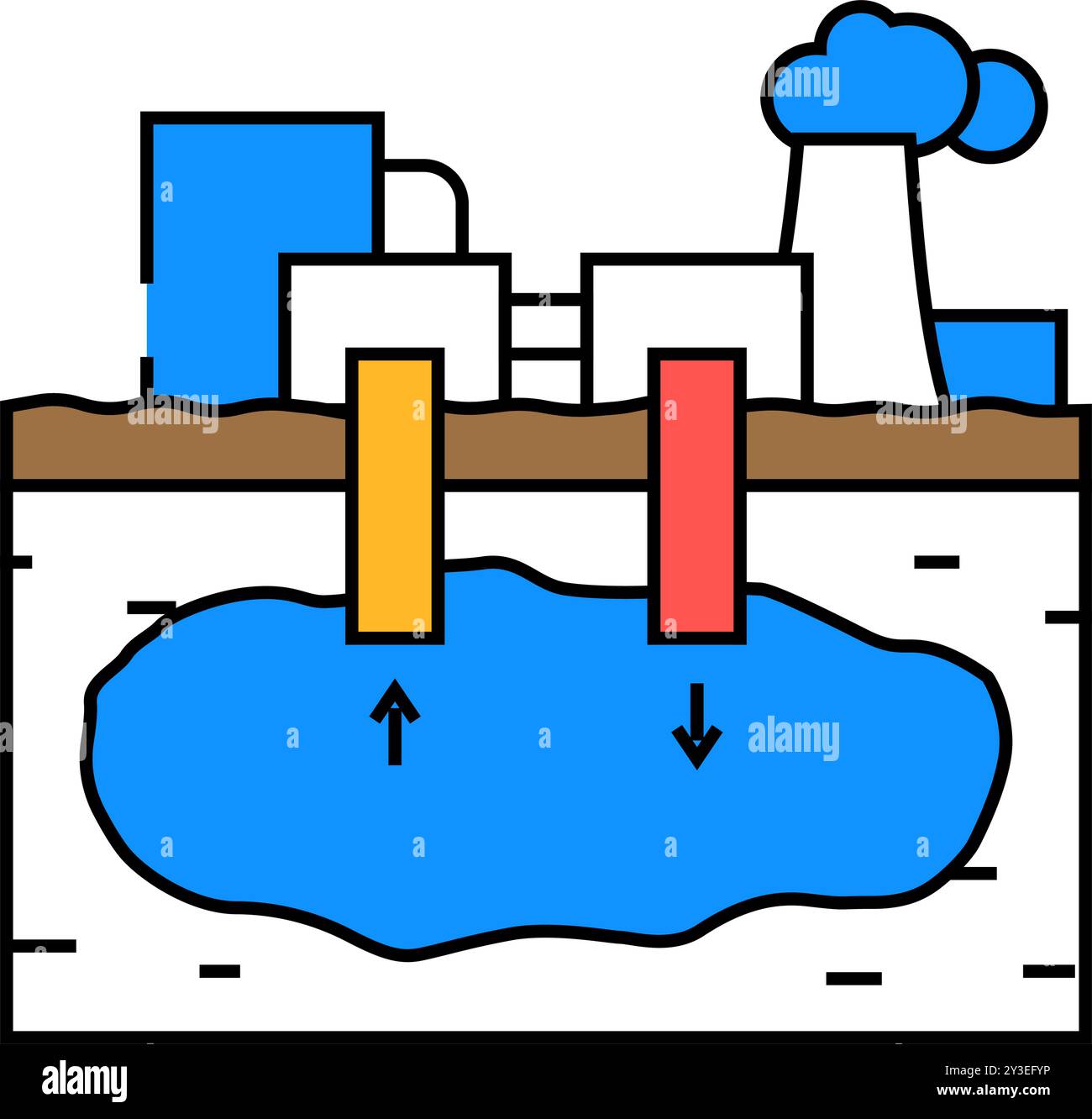 compressed air energy icon color illustration Stock Vector Image & Art ...