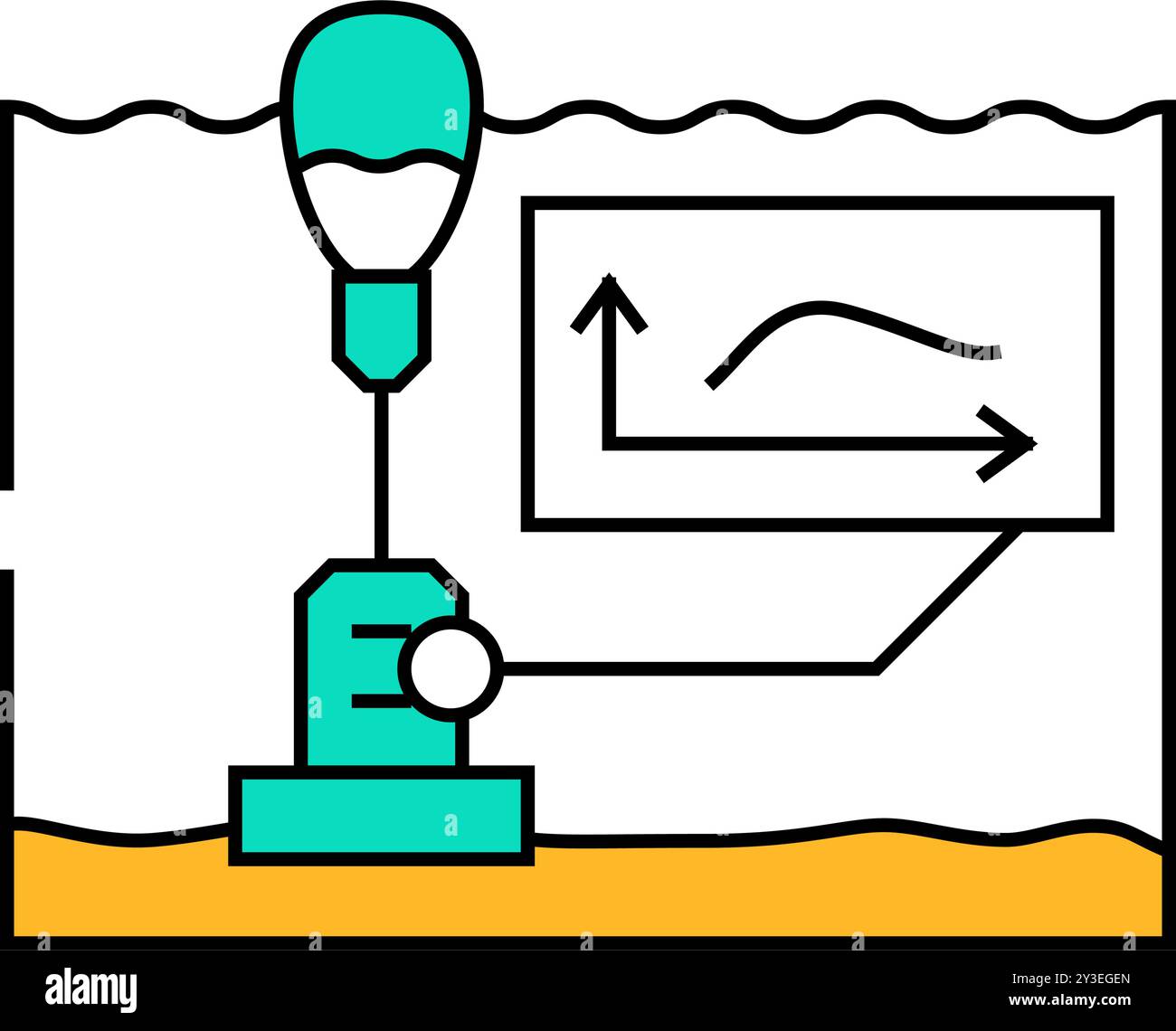 currents tidal power icon color illustration Stock Vector Image & Art ...