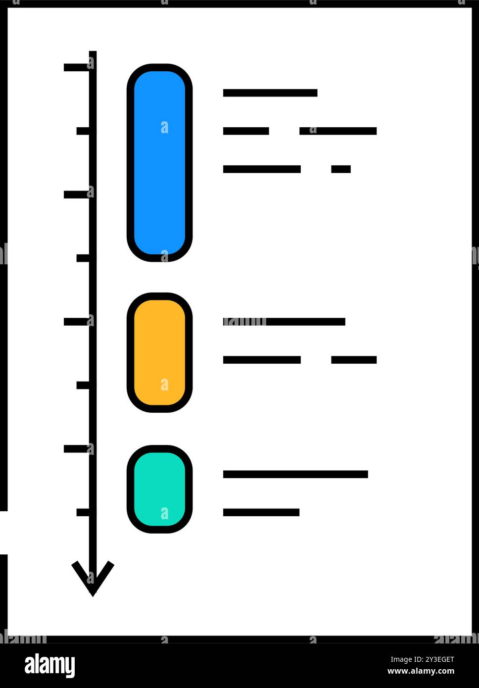 deep work time management icon color illustration Stock Vector Image ...