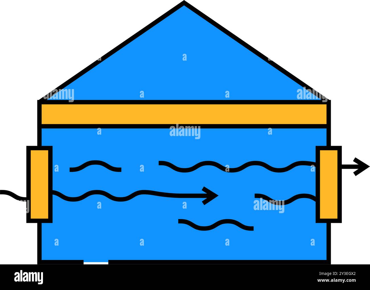 natural ventilation icon color illustration Stock Vector Image & Art ...