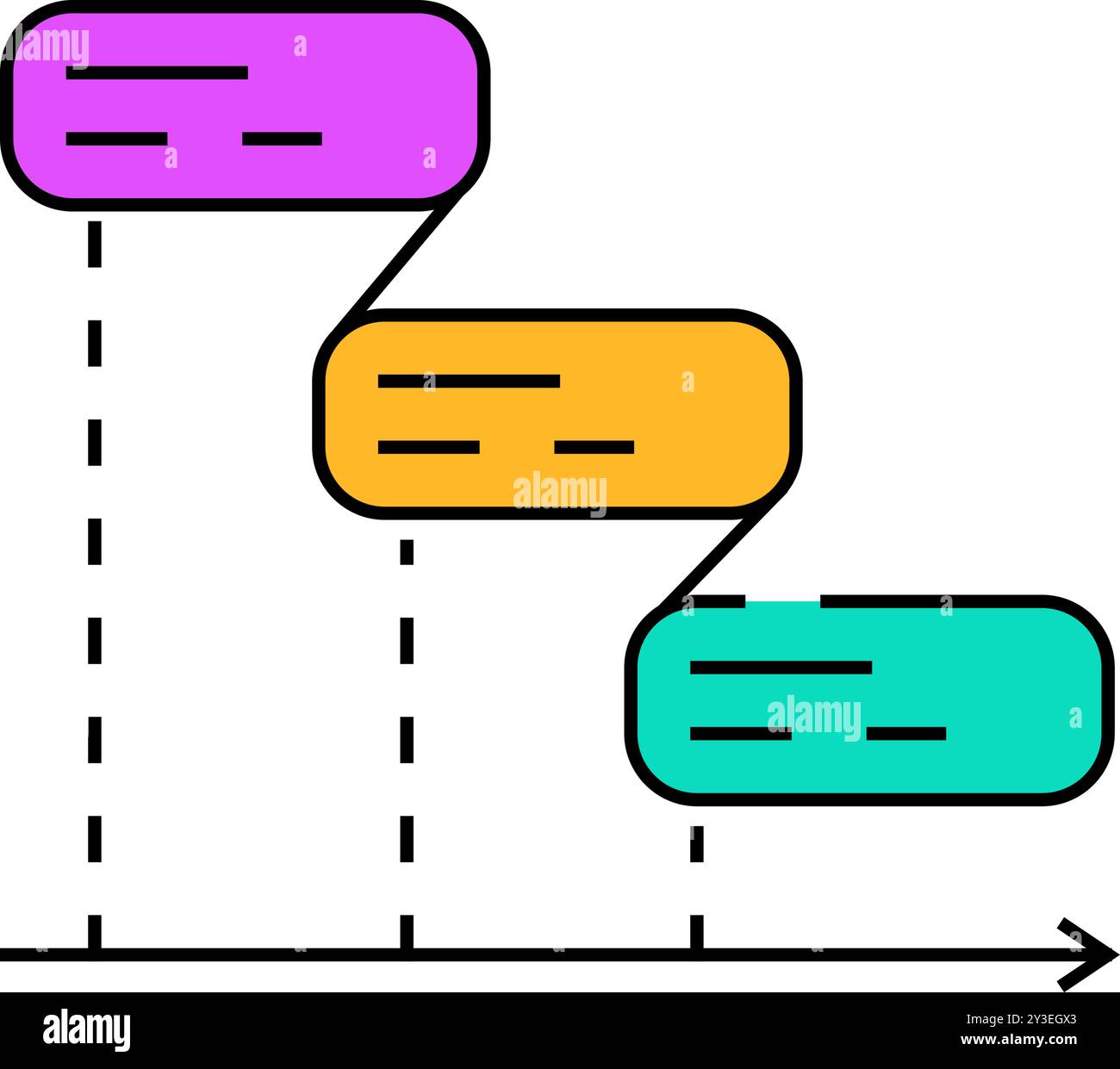 context switching time management icon color illustration Stock Vector ...