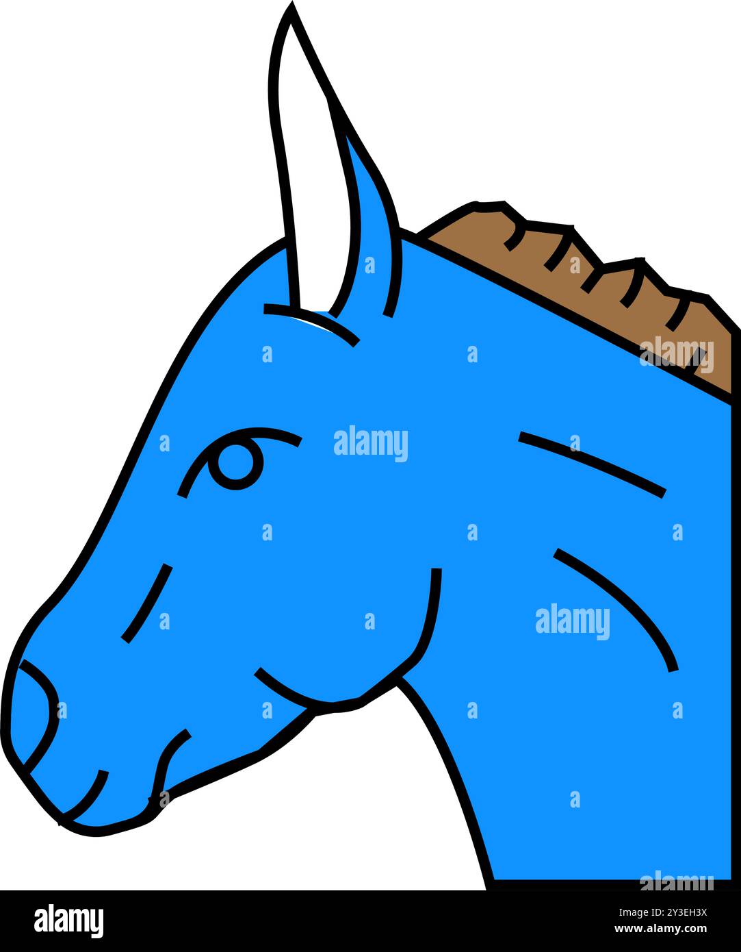 Sheep donkey face animal Cut Out Stock Images & Pictures - Alamy