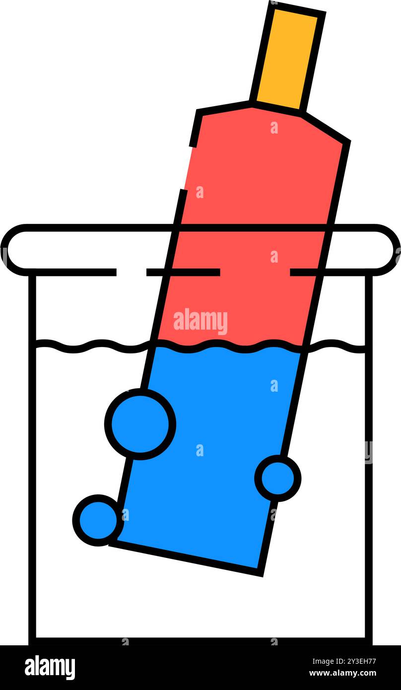 quenching blacksmith metal icon color illustration Stock Vector Image ...