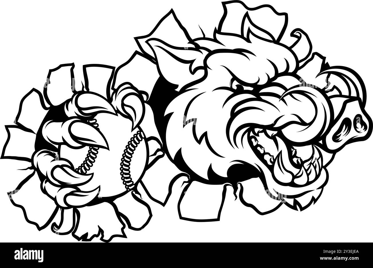 Baseball ball coloring page hi-res stock photography and images - Alamy