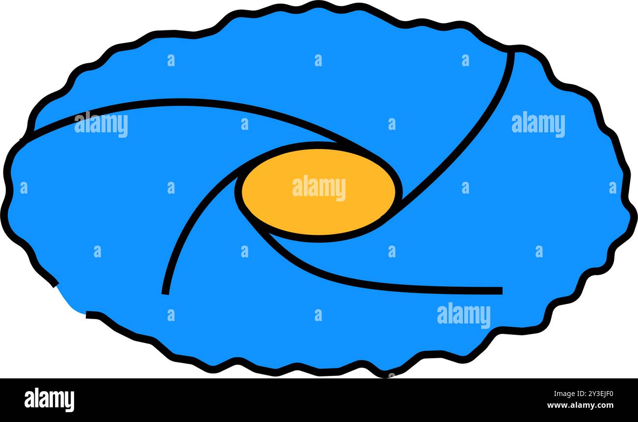 nebula space exploration icon color illustration Stock Vector Image ...