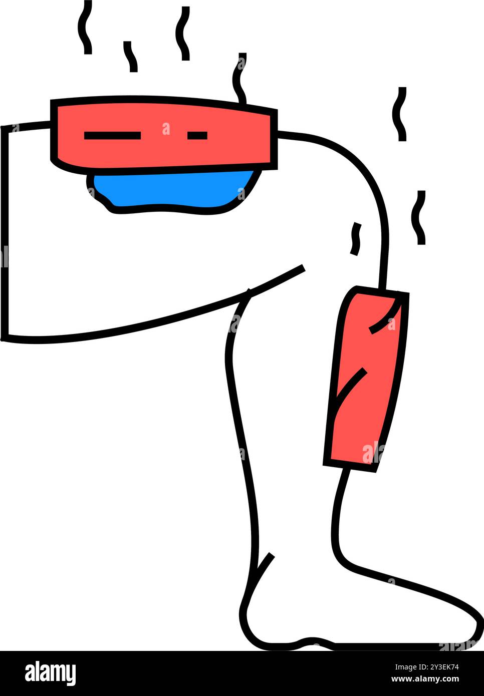 heat therapy icon color illustration Stock Vector Image & Art - Alamy