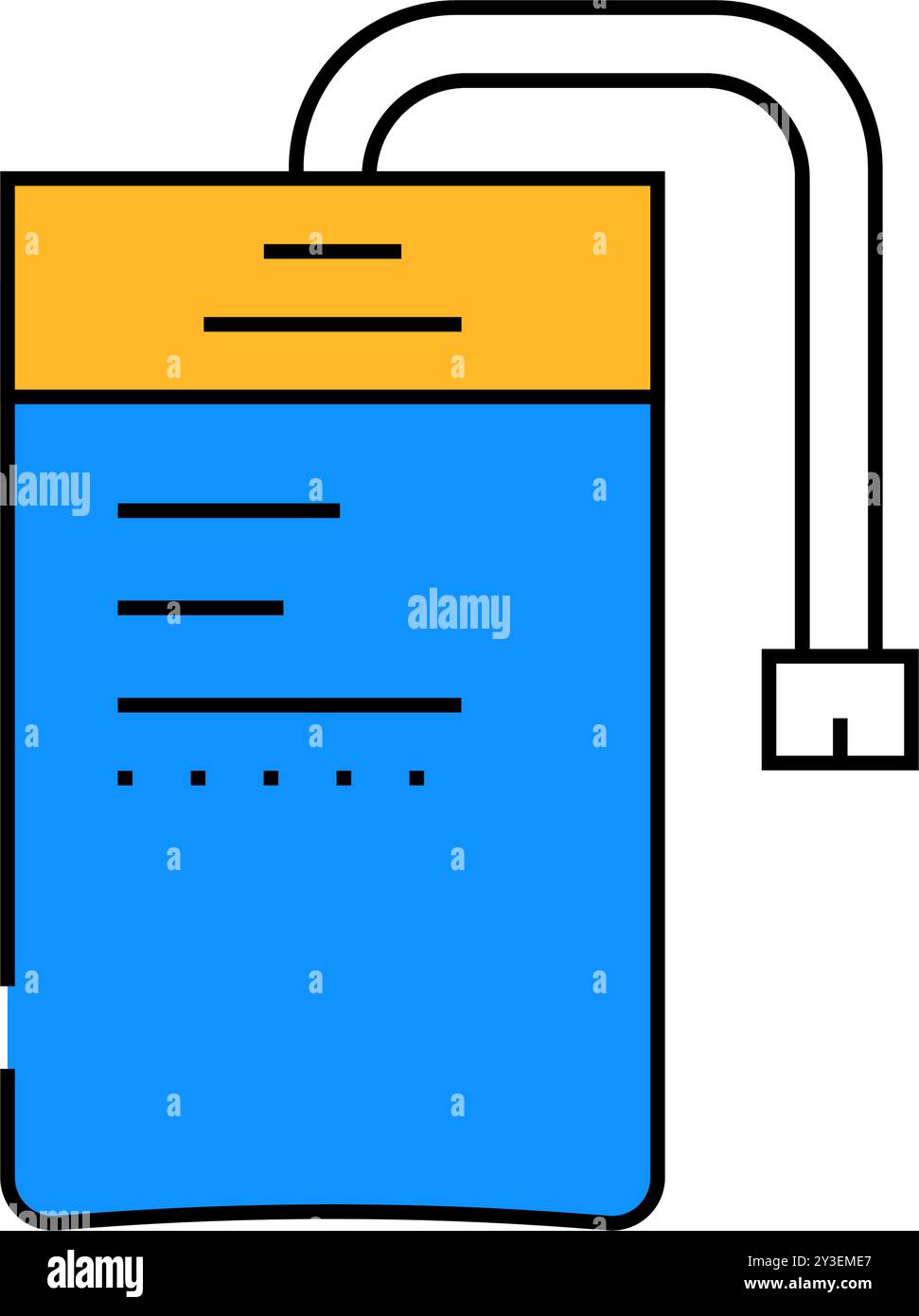 lithium ion battery icon color illustration Stock Vector Image & Art ...