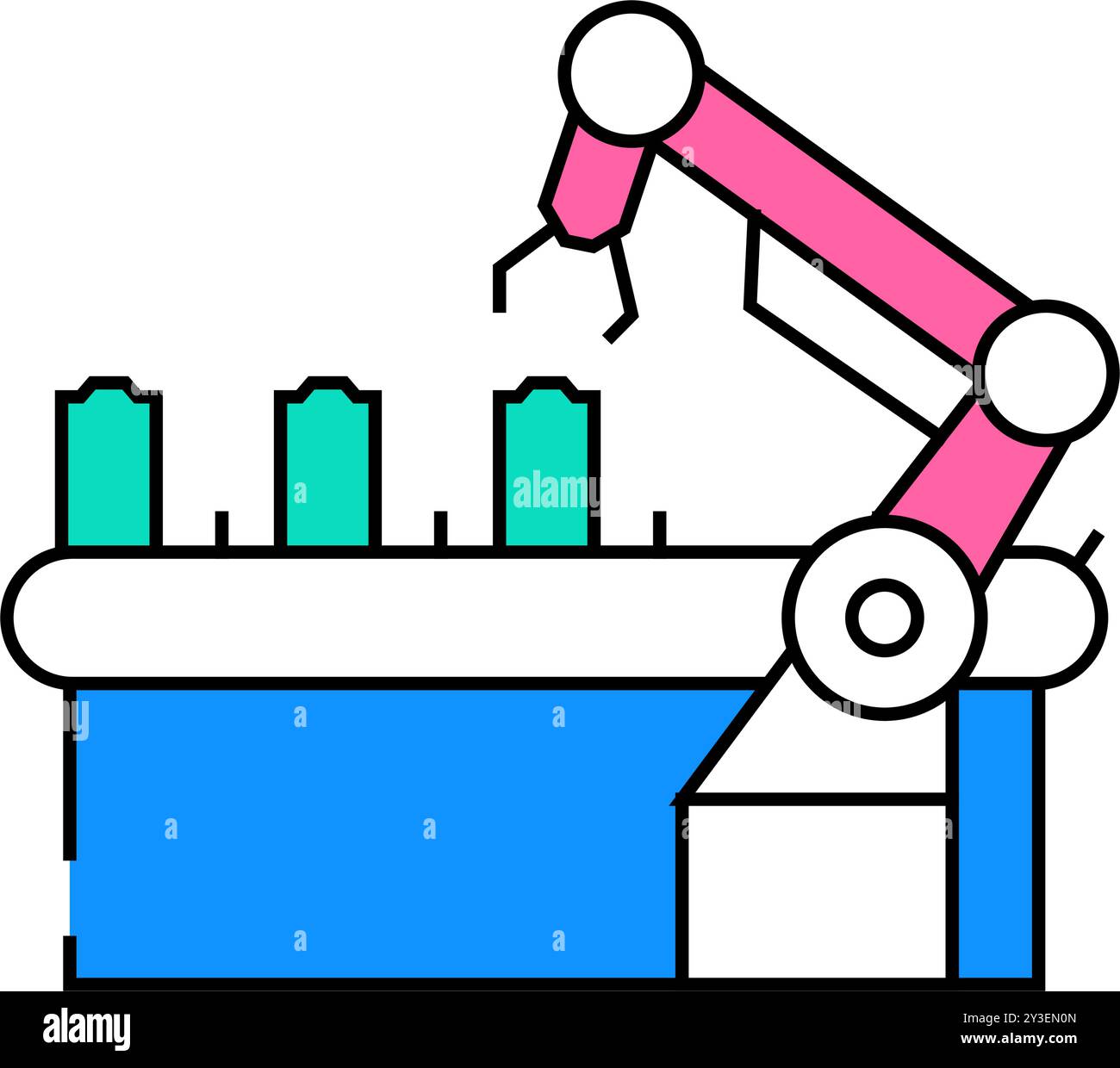 battery manufacturing icon color illustration Stock Vector Image & Art ...