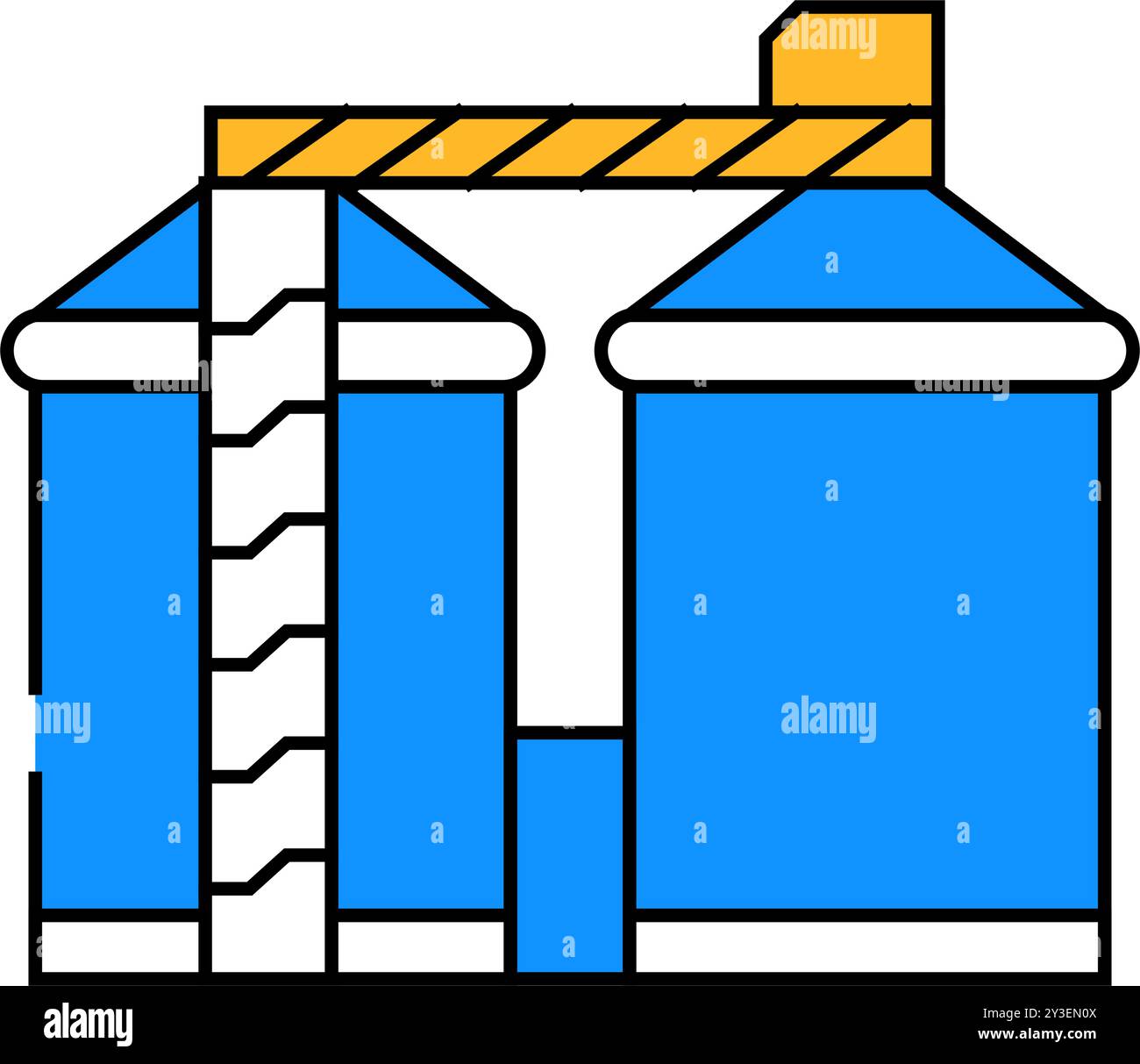silo biomass energy icon color illustration Stock Vector Image & Art ...