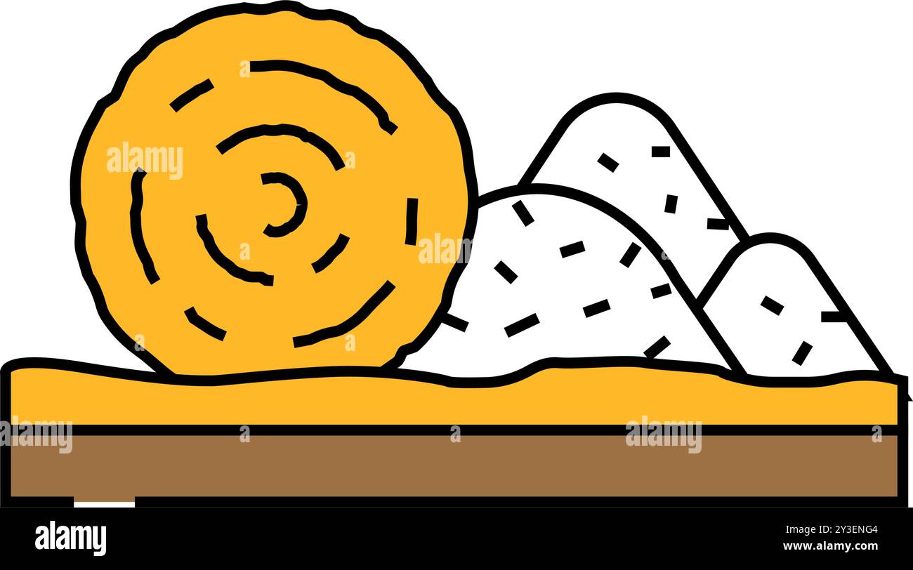 feedstock biomass energy icon color illustration Stock Vector Image ...