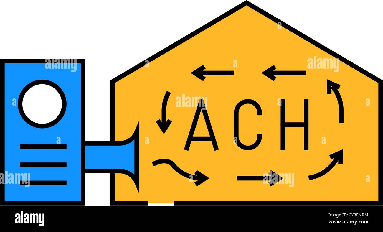 Air exchange room Stock Vector Images - Alamy