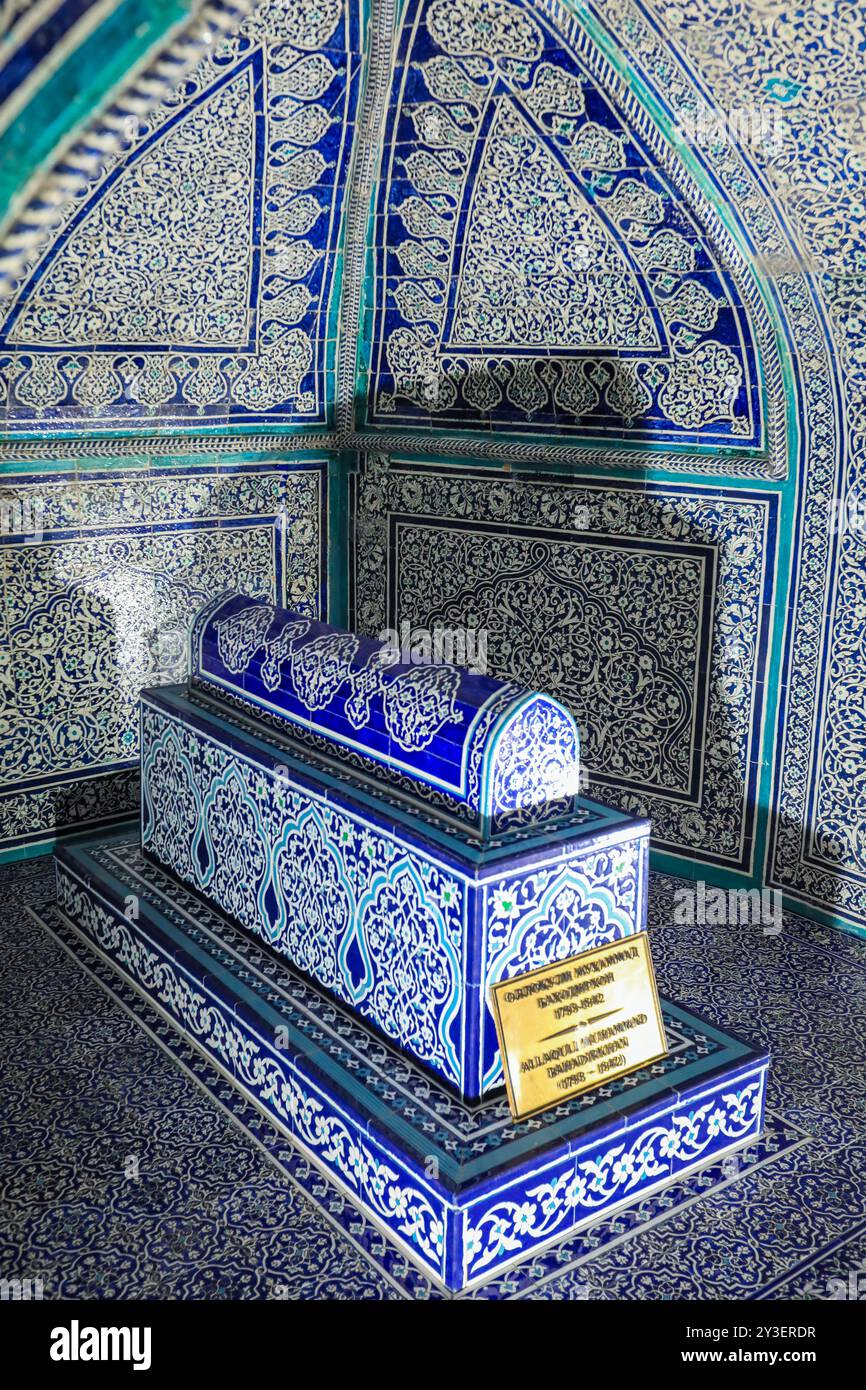 Uzbekistan, Khiva - May 10, 2019: View of the Pahlavan Mahmud Museum ...
