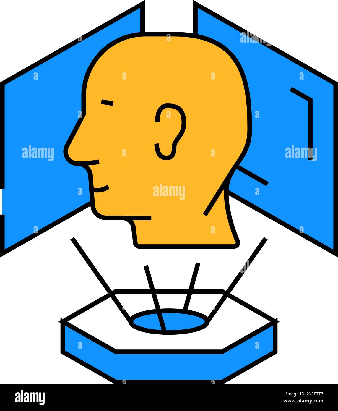 virtual lobby icon color illustration Stock Vector Image & Art - Alamy