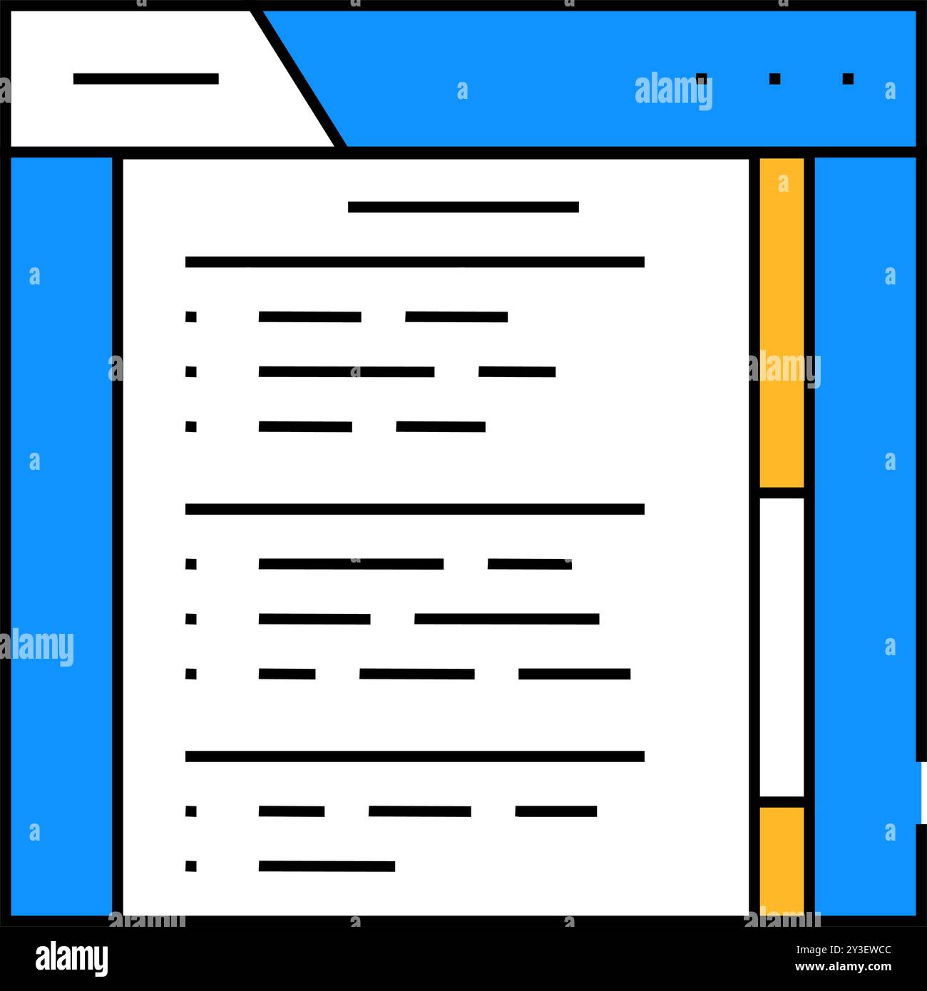 Tablet online survey icon Cut Out Stock Images & Pictures - Alamy